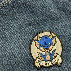 Personalized Embroidered Dragon Patch Sew On, Patches for Jacket ...