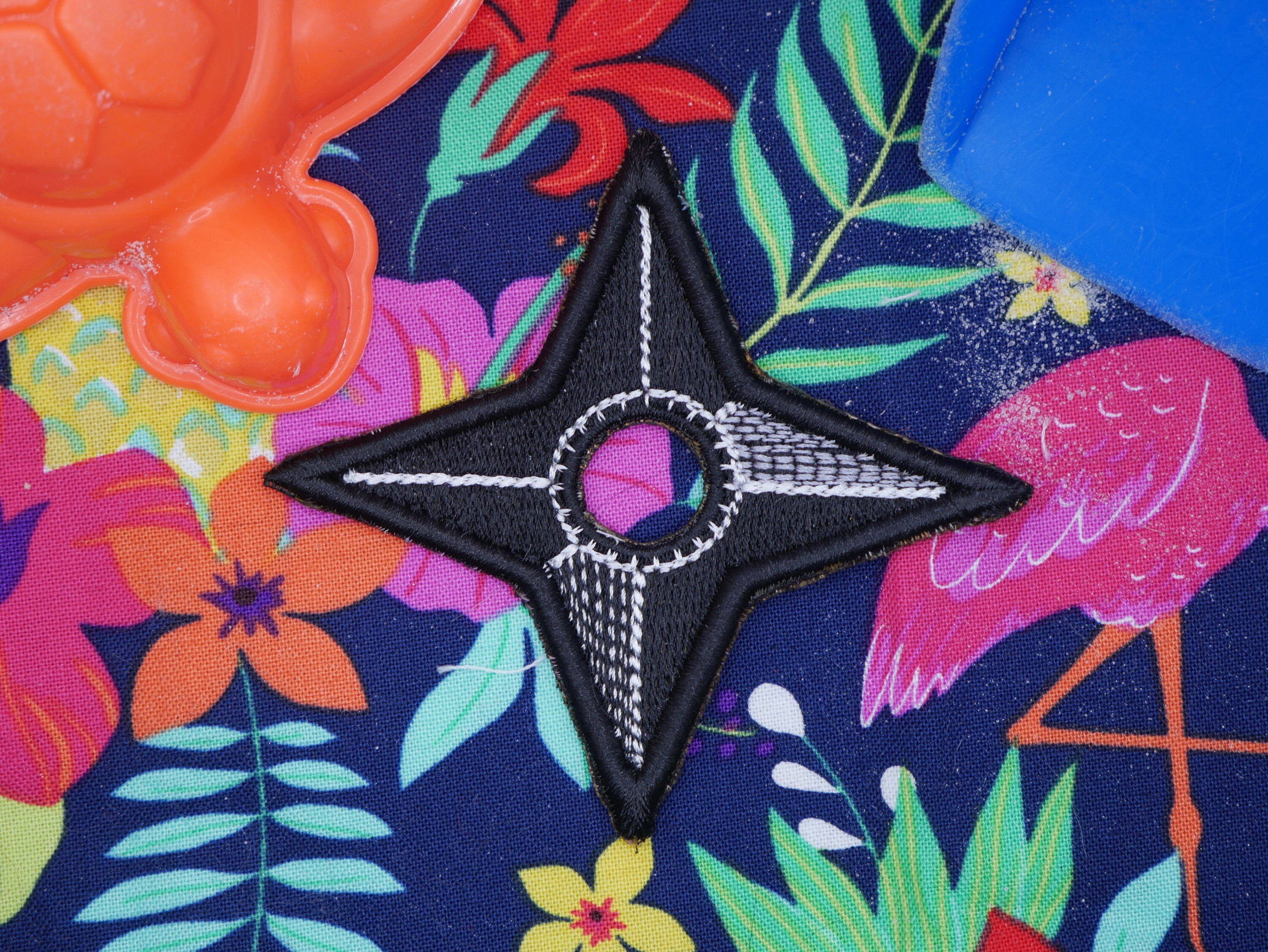Shuriken Japanese Throwing Star Embroidered Patch Iron on Sew - Etsy