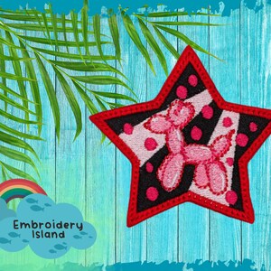 Balloon Dog Embroidered Patch Sew On Iron On Patches for - Etsy