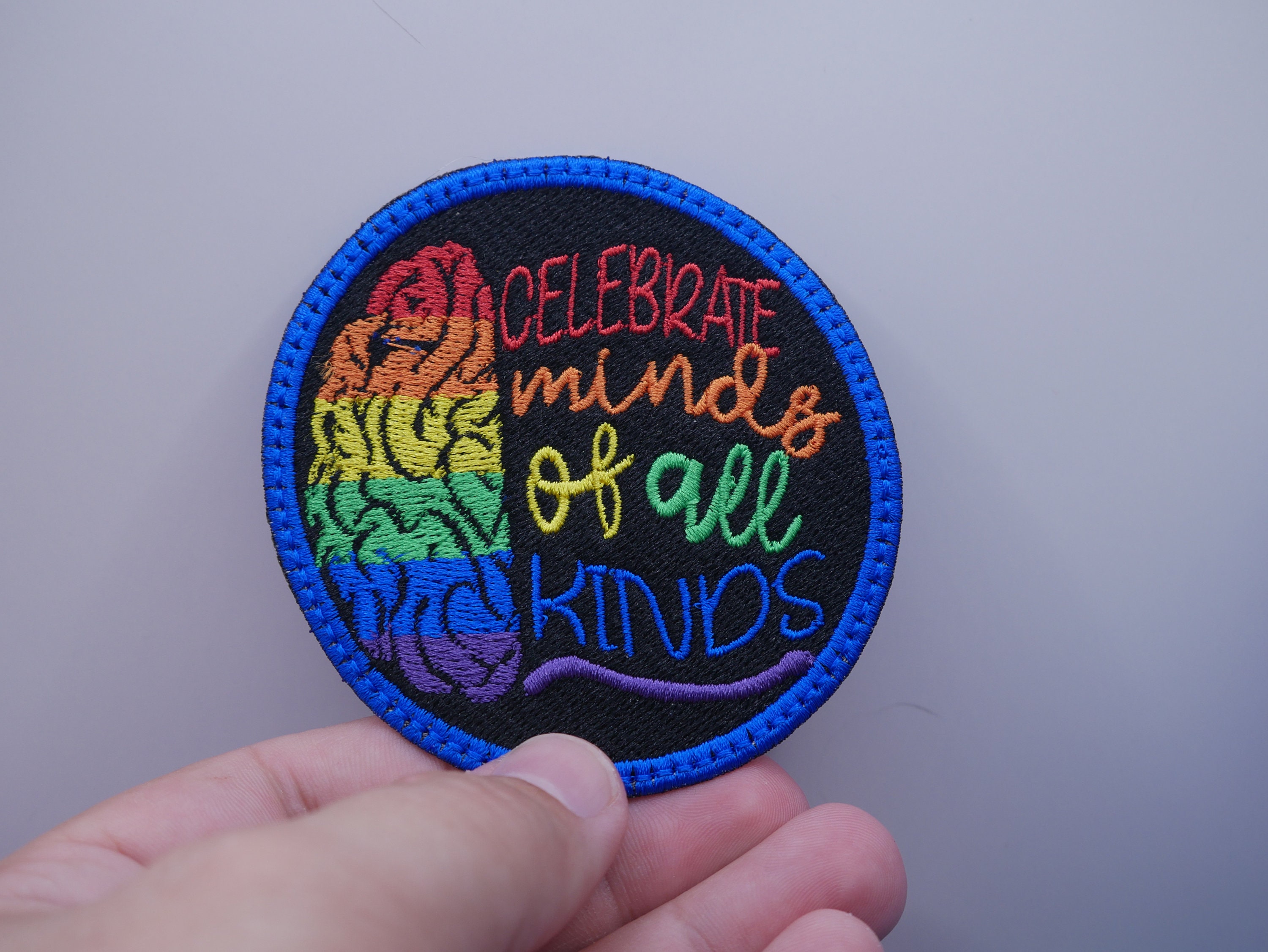 Autism Spectrum Acceptance Machine Embroidered Patch, Sew on Accessory ...