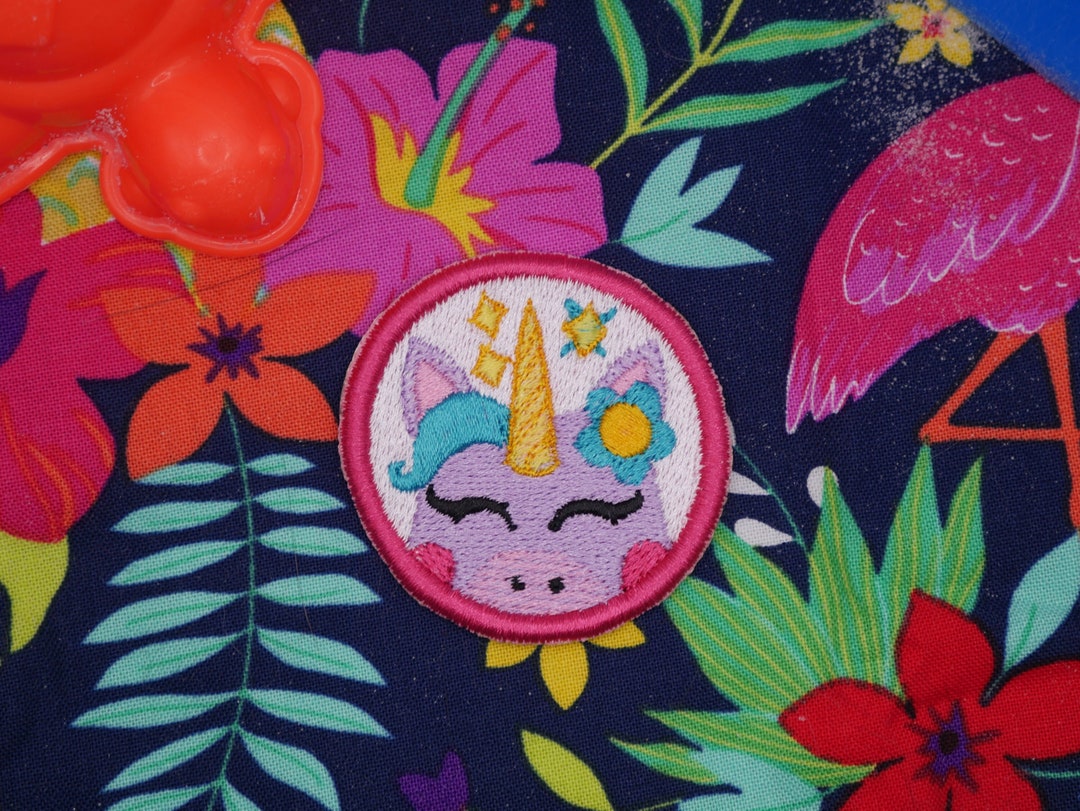 Cute Unicorn Embroidered Patch Iron On Sew On Patches For Jacket