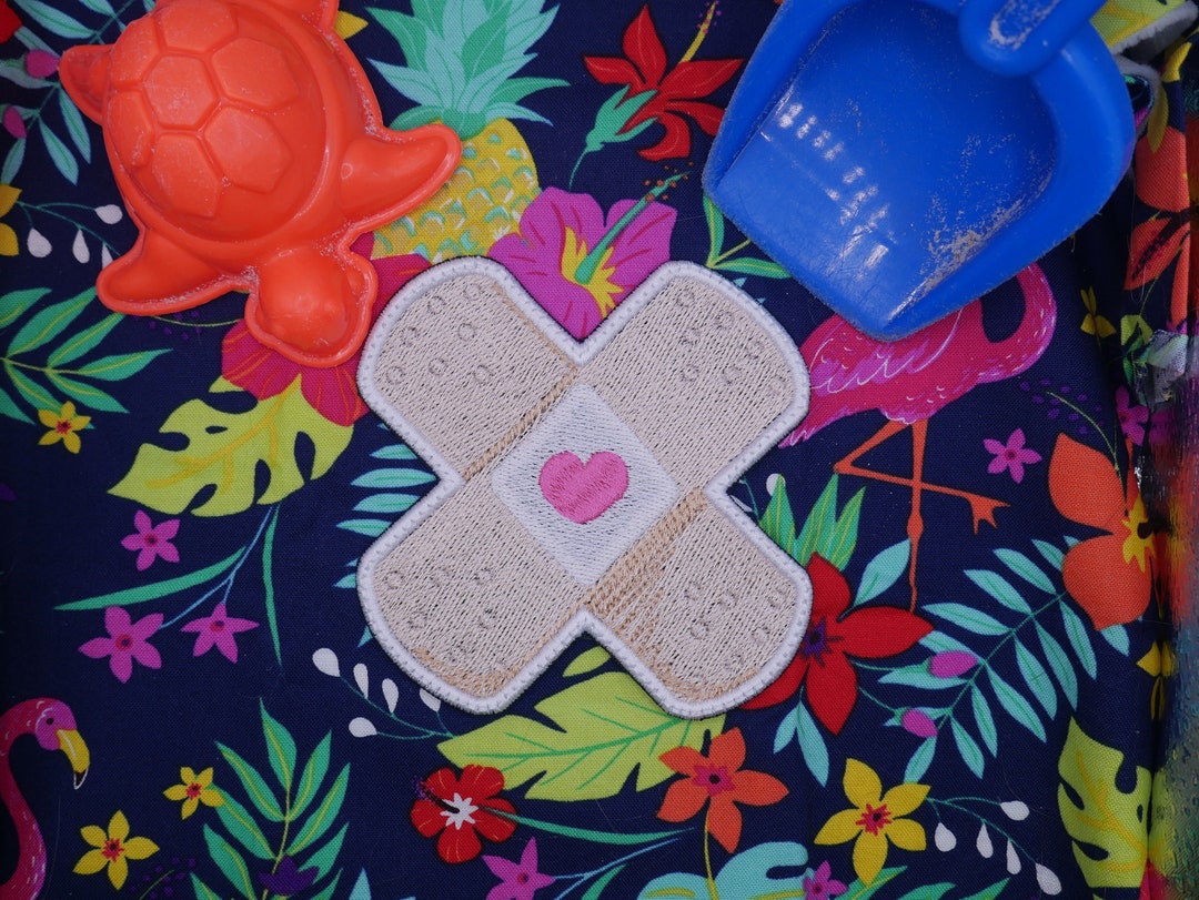 Boo Boo Bandage Machine Embroidered Patch, Iron On, Sew on Accessory ...