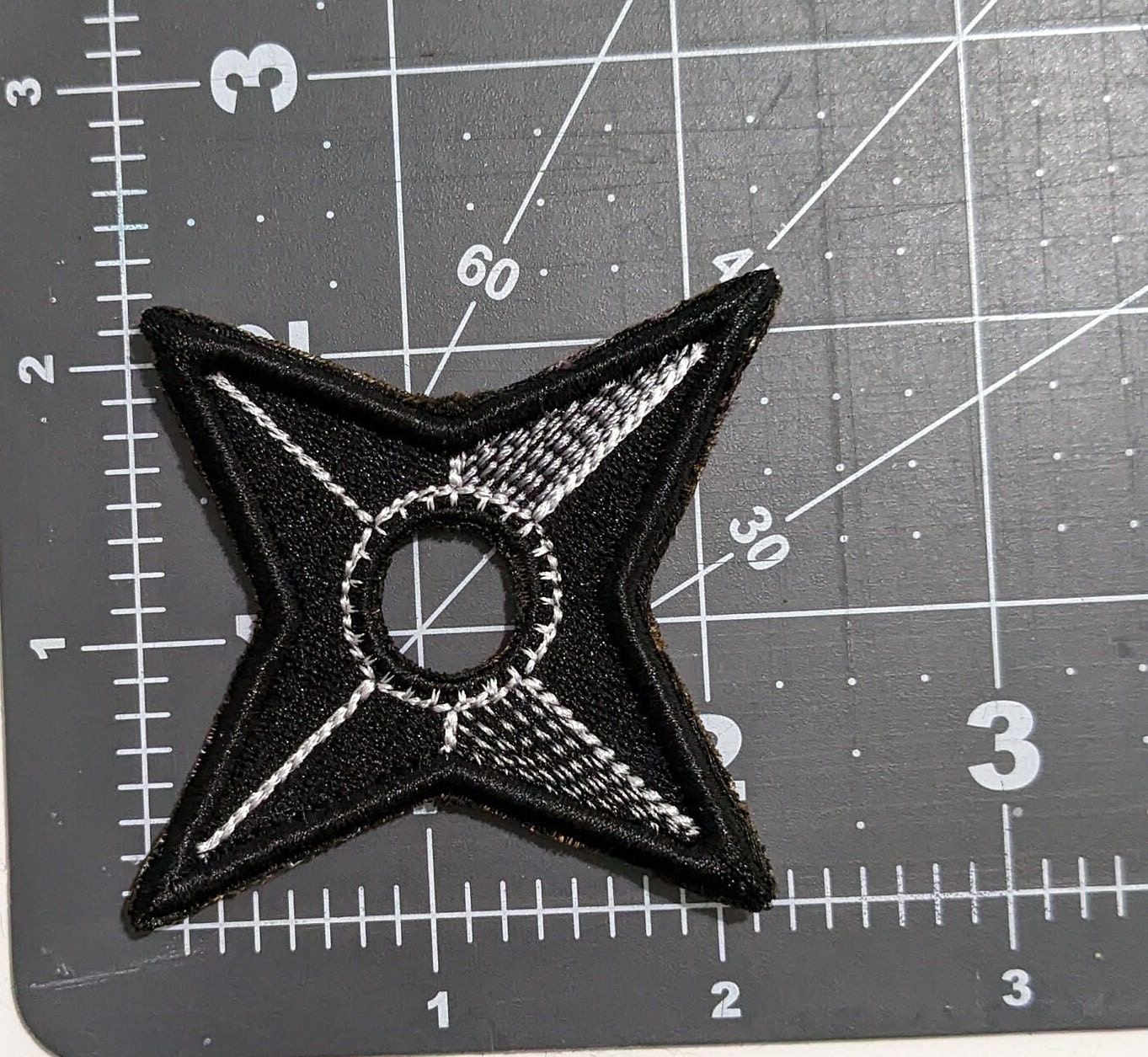 Shuriken Japanese Throwing Star Embroidered Patch Iron on Sew - Etsy
