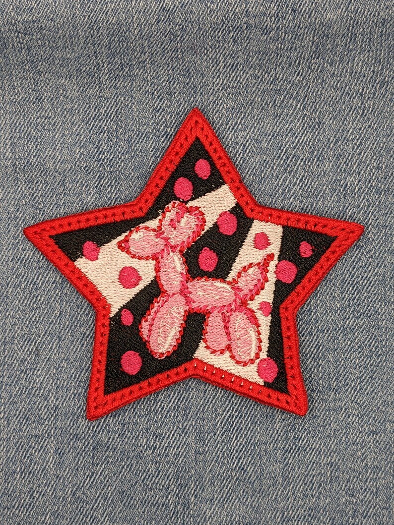 Balloon Dog Embroidered Patch Sew On Iron On Patches for - Etsy