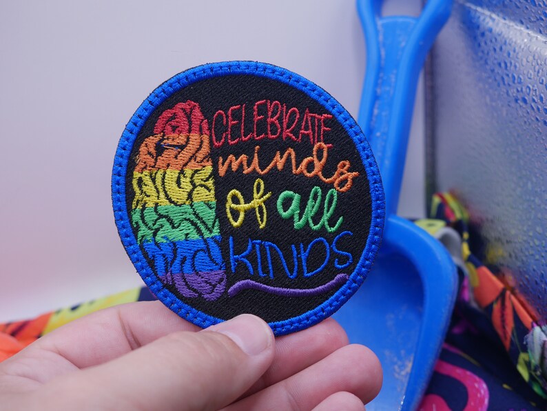 Autism Spectrum Acceptance Machine Embroidered Patch, Sew on Accessory ...