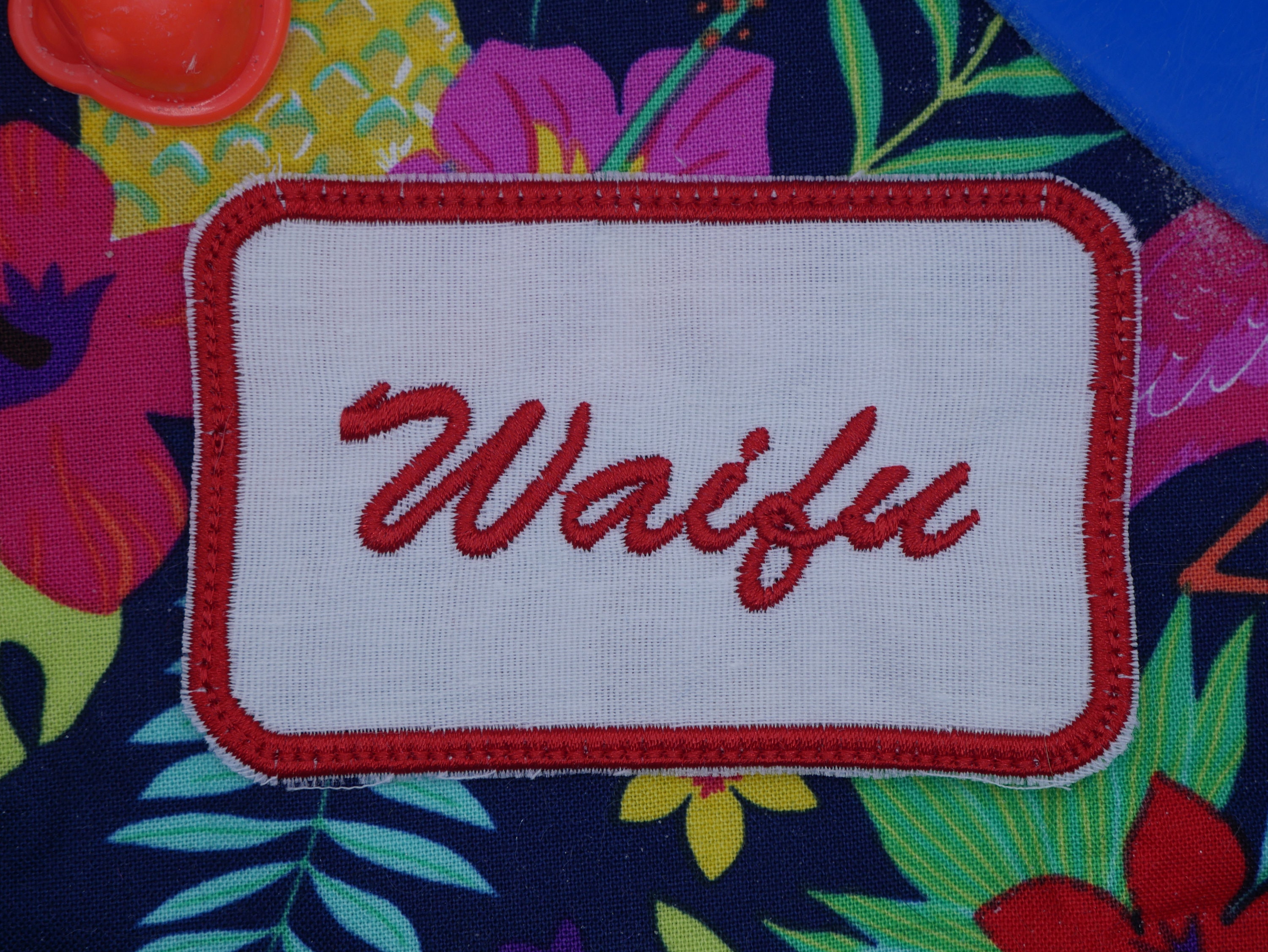 Waifu Anime Name Tag Embroidered Patch, Sew on Patches for Jacket ...