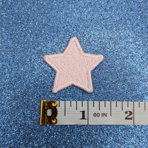 Three Cute Small White Stars Machine Embroidered Patchs, Set of (3) Sew ...
