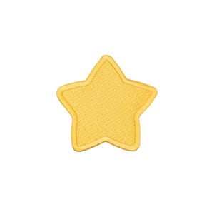 Yellow Star Patch Machine Embroidered Sew on Patch - Etsy