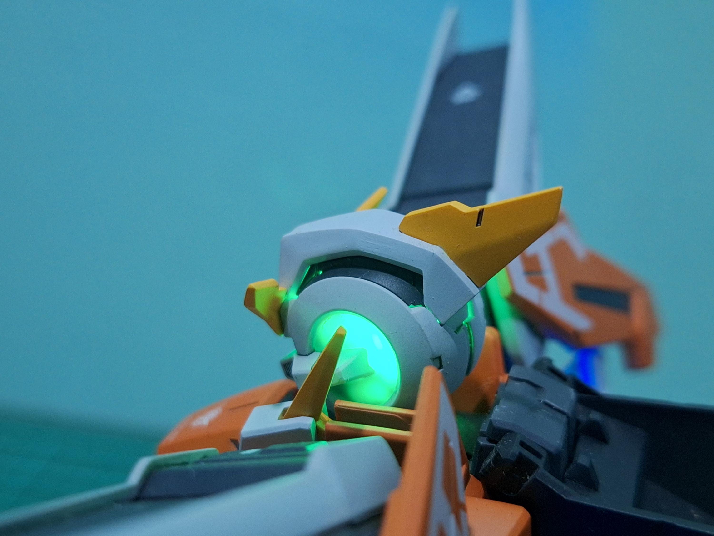 Custom 1/100 Gundam Kyrios With LED Lighting | Handcrafted Gunpla ...