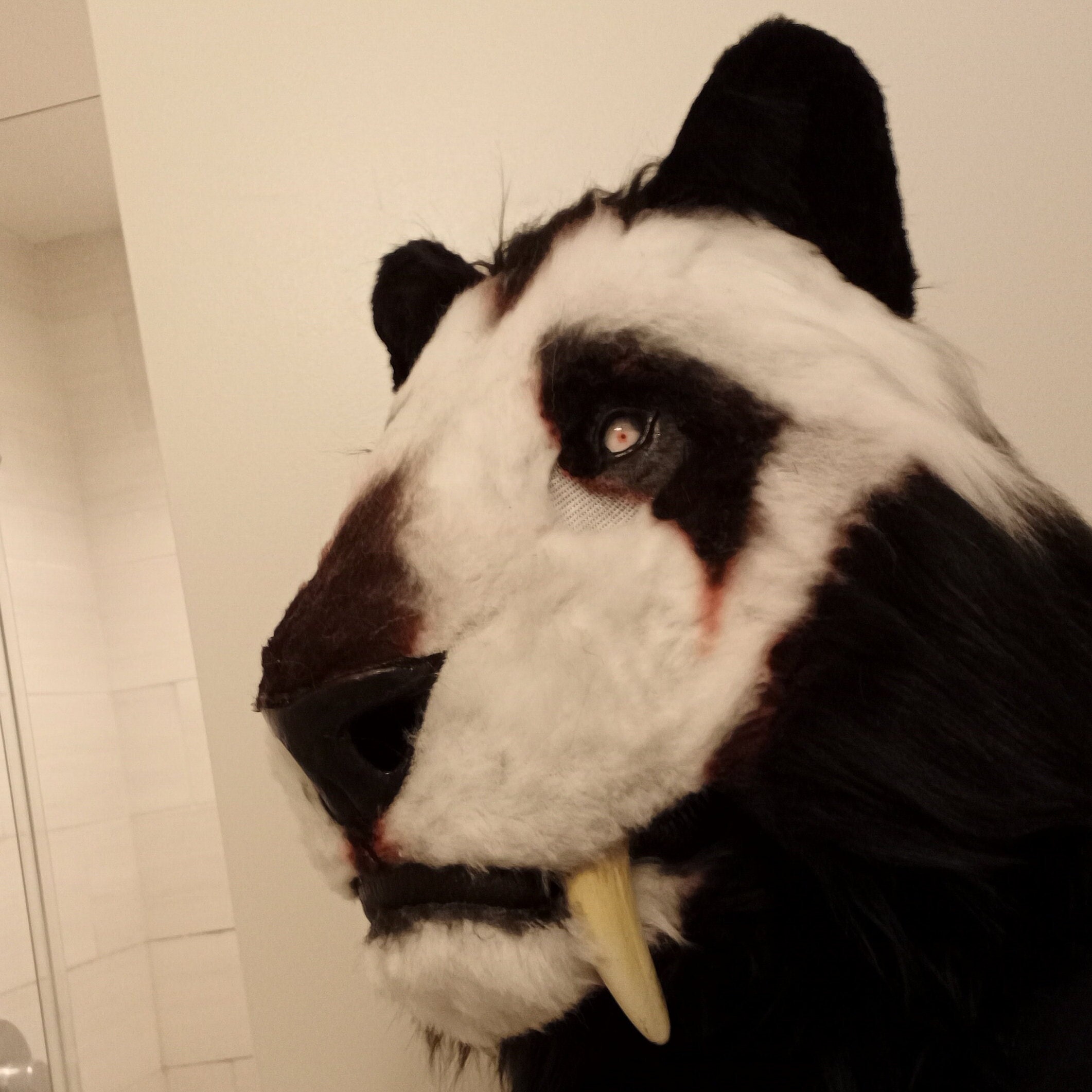 READY TO SHIP Premade Realistic Smilodon Sabertooth Cat / Tiger Fursuit ...