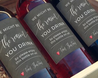 New Boss Gift Wine Labels Funny Boss Gift Best Boss Ever You're A Cool ...