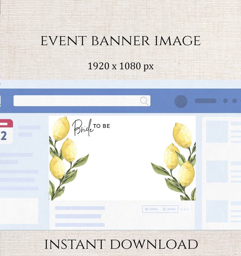 Facebook Event Cover, Zoom Background, Editable Template for Any Event ...
