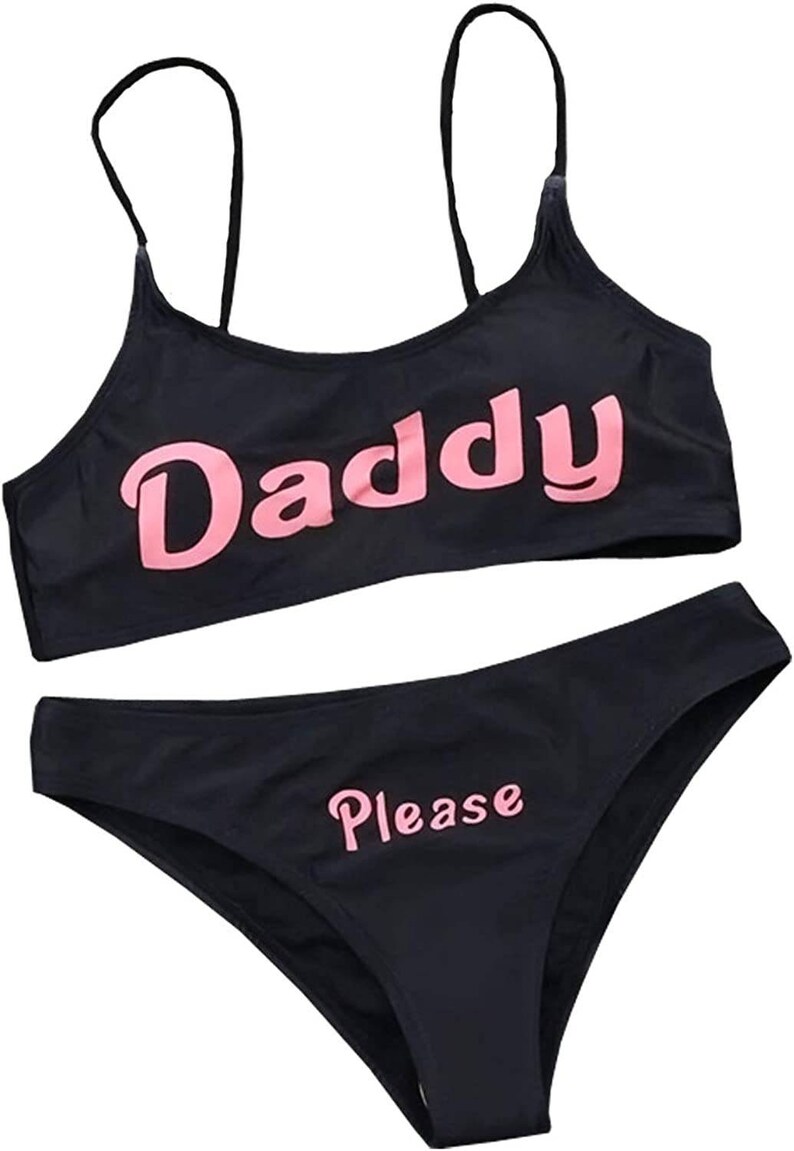 Yes Daddy Yes Bra And Panty Set Etsy