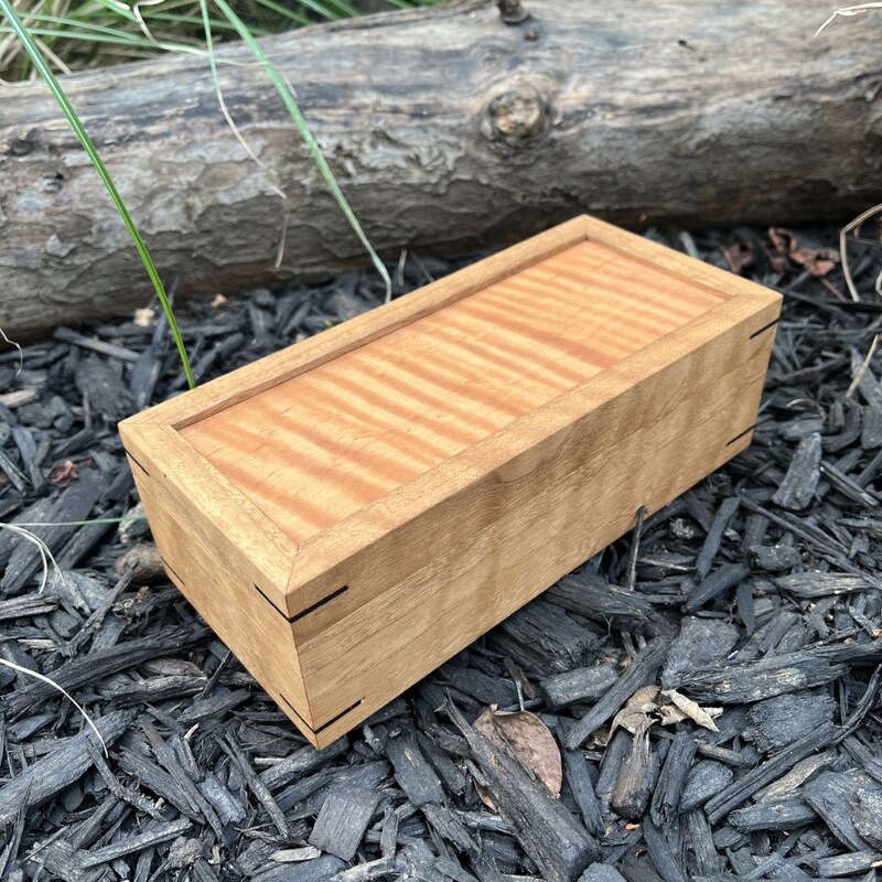 Wood Pencil Box - Etsy