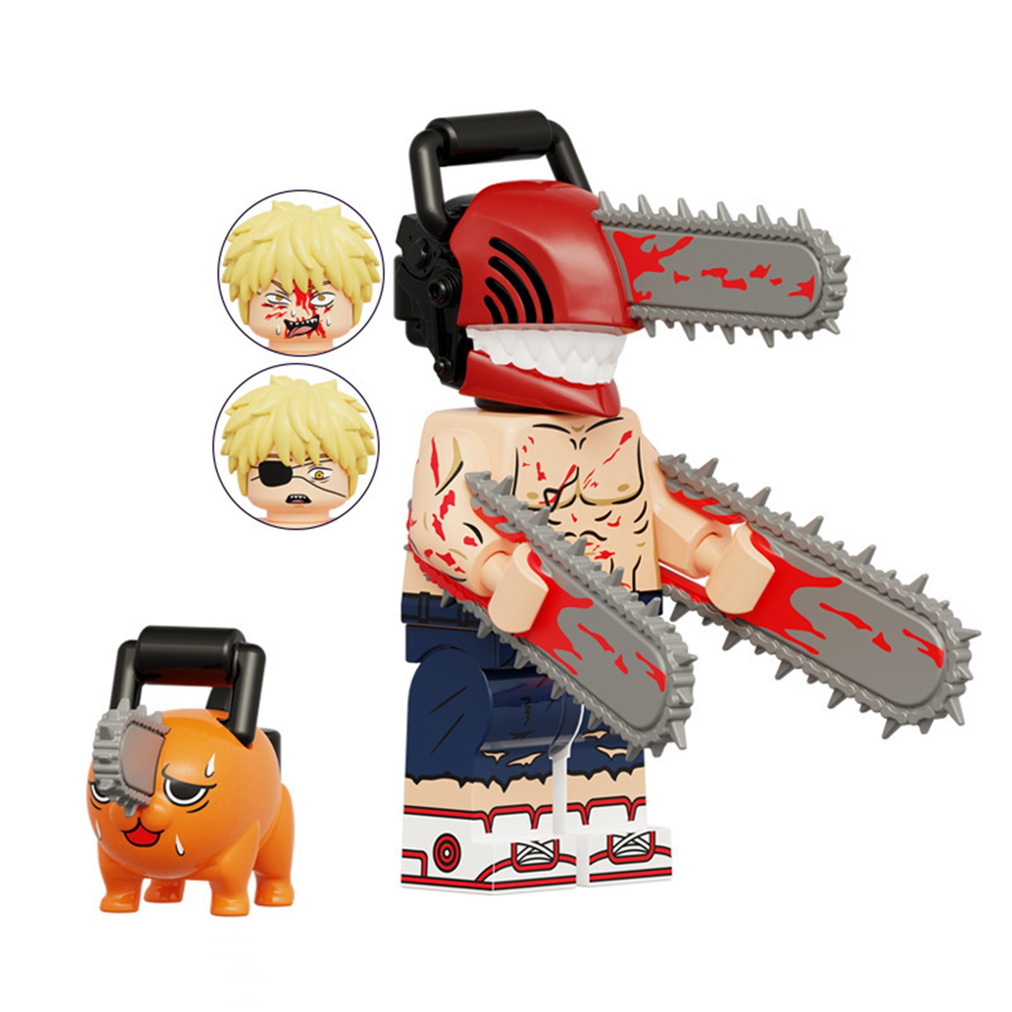 Custom Chainsaw Man Minifigures Denji Mini Figures Toy - Etsy UK