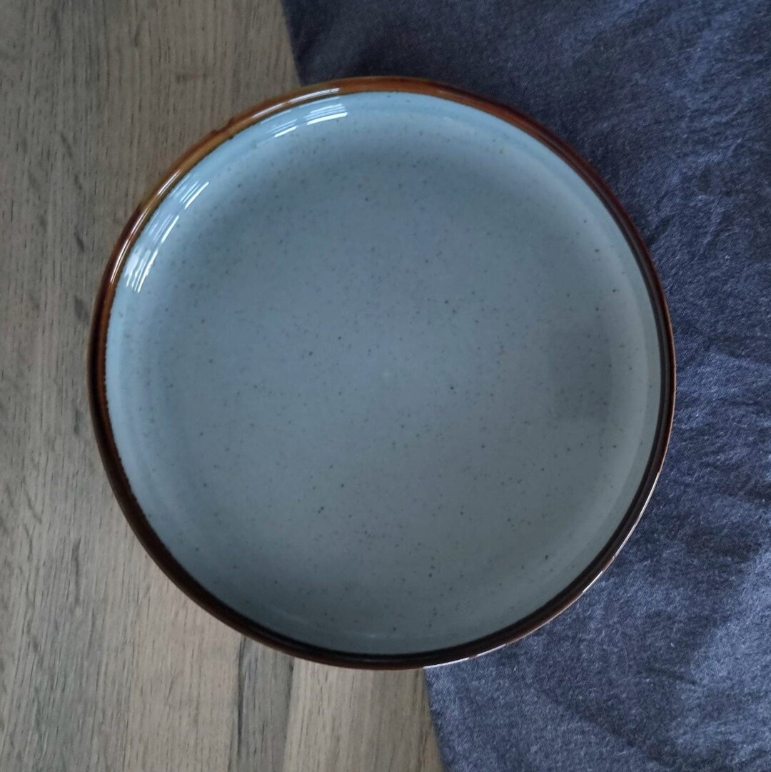 Blue Deep Dinner Plate, Handmade Dish for Pasta Ceramic Plate Pasta ...