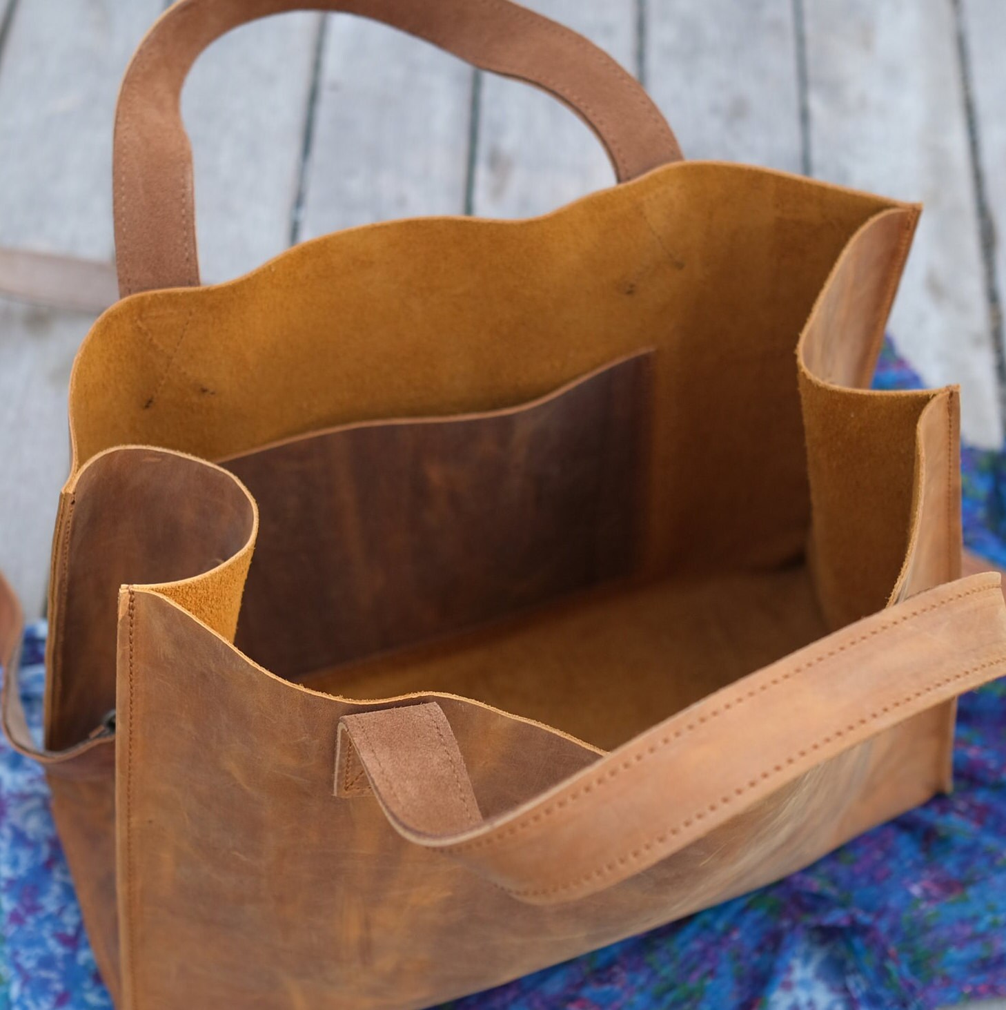 Leather Tote Bag Large Genuine Leather Tote Bag, Leather Maxi Tote Bag ...