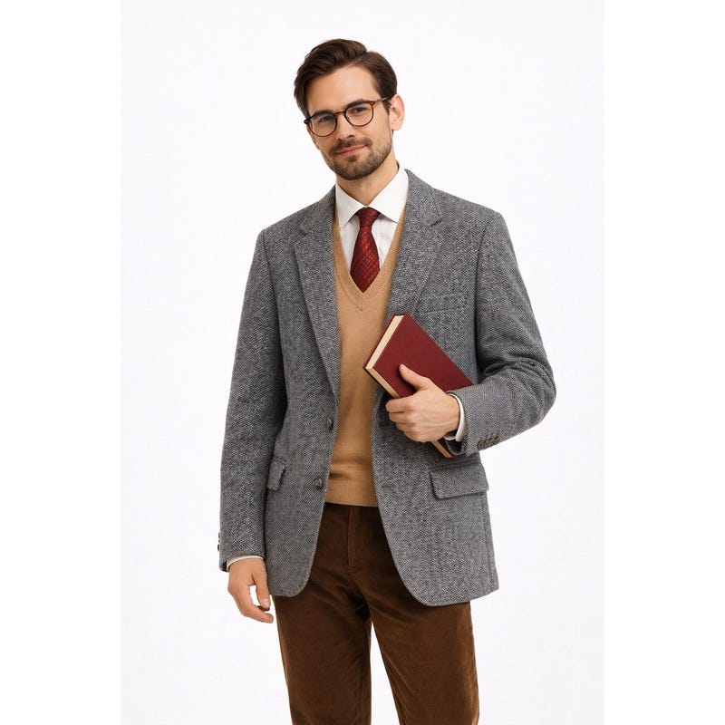 Mens Tweed Jacket Us 42 - Etsy