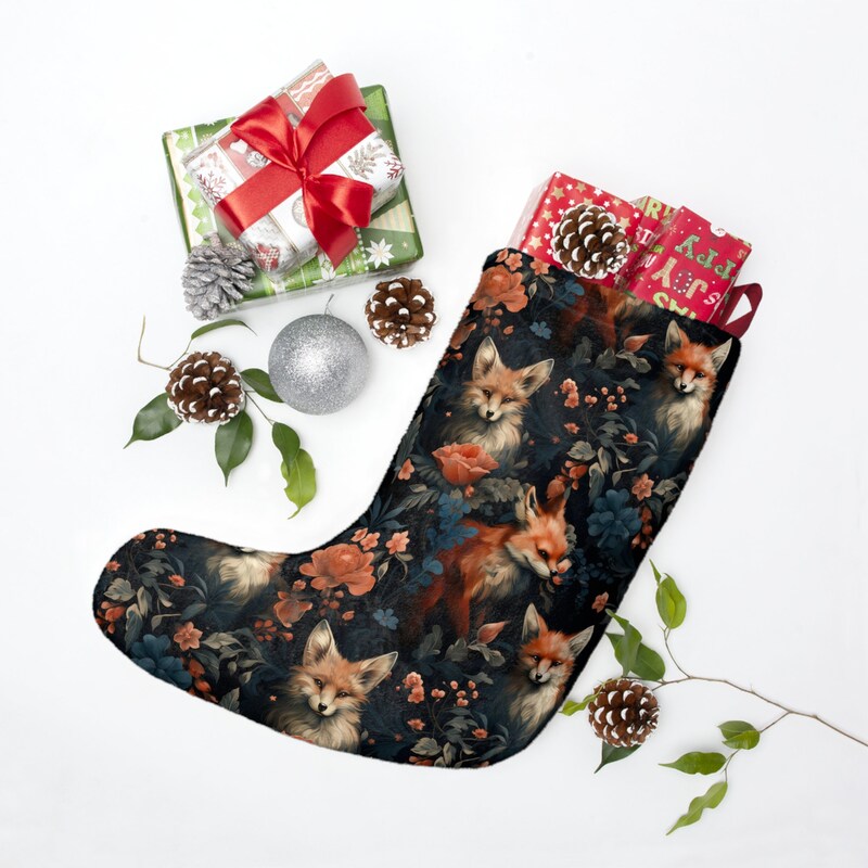 Christmas Stocking Fox - Etsy
