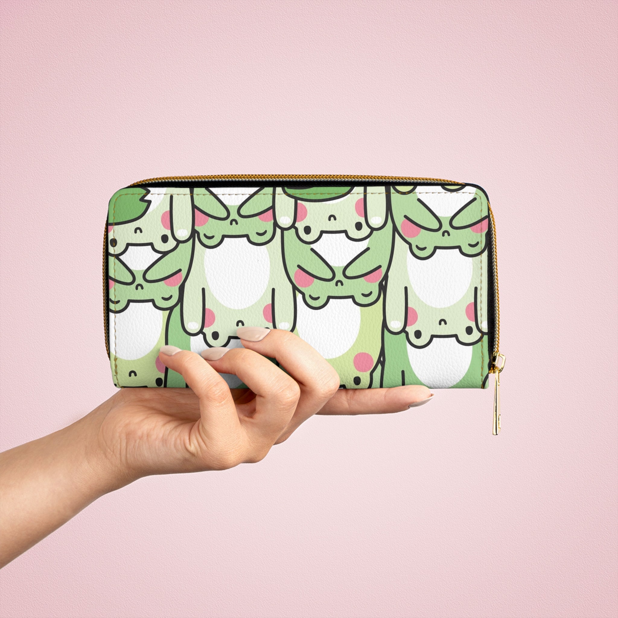 Cute womens wallet, kawaii frog wallet, boho wallet, aesthetic wallet ...