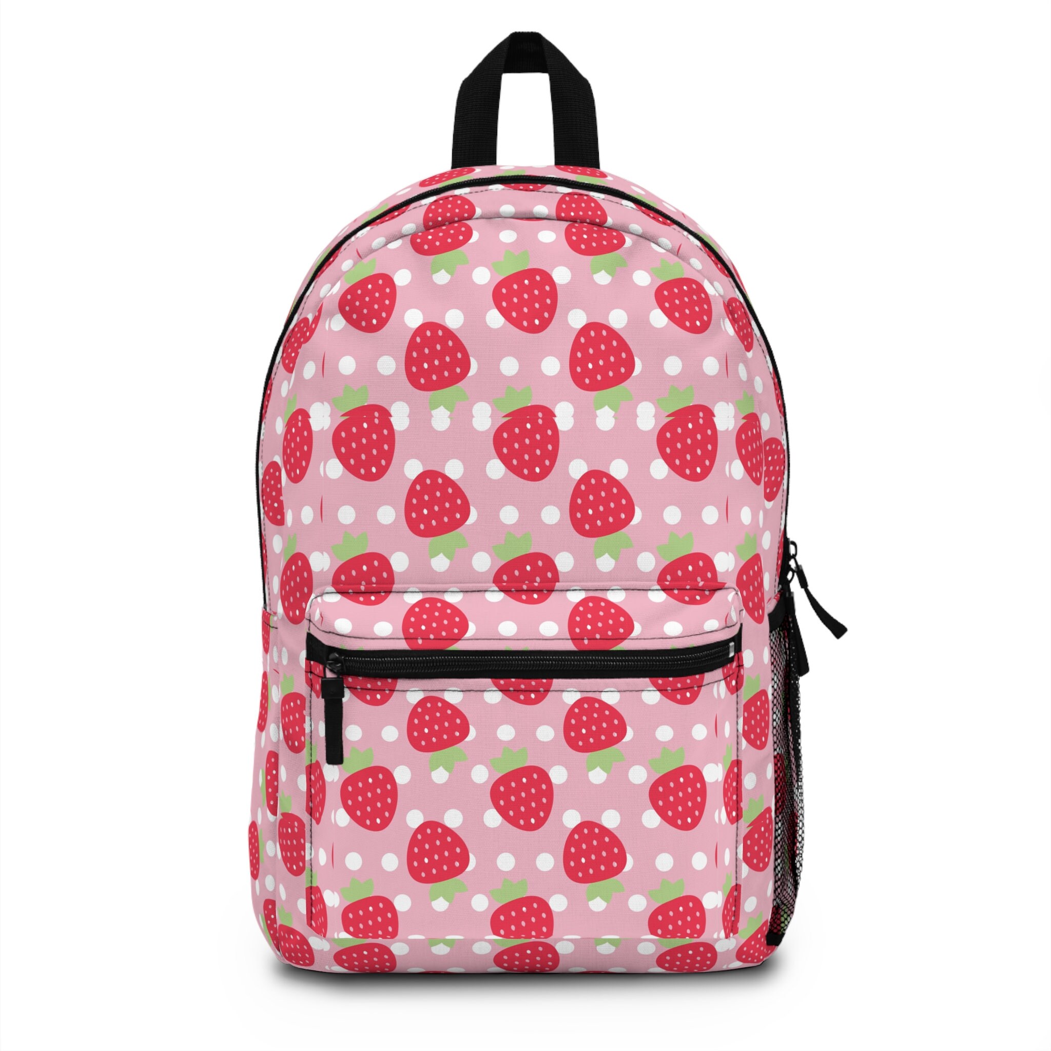 Strawberry Shortcake Backpack Pink With White Polka Dot - Etsy