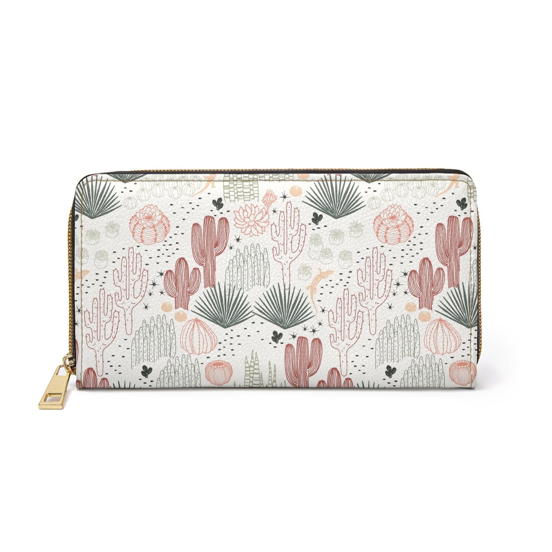 Arizona Desert Wallet, Cute Succulent Garden Wallet, Womens Travel ...
