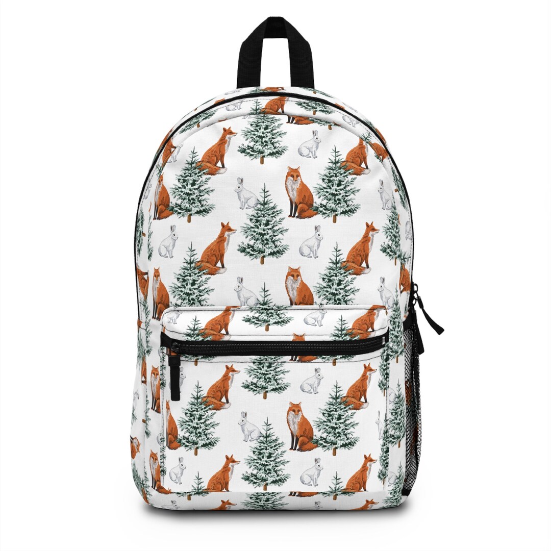 Fox and Hare Backpack, Aesthetic Backpack, Foxes Backpack, Overnight ...