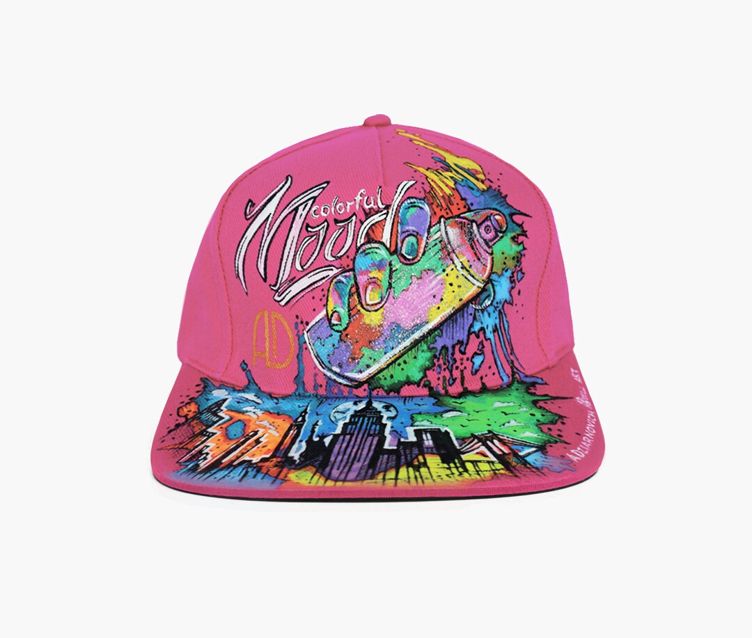 Hand-painted Snapback Street Art, Unique Design, Only 1 Item, Quality ...