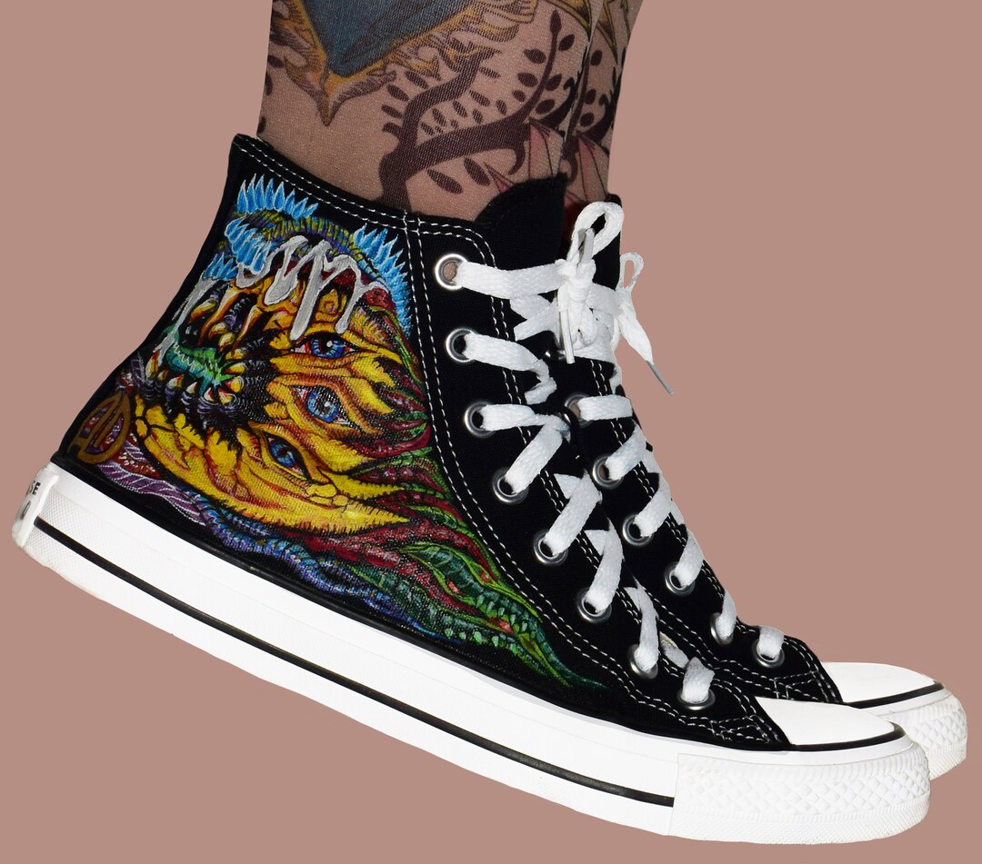 Custom Converse Hi-tops Shoes - Etsy