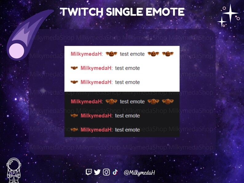 Pumpkin Bat Twitch Emote Single Emote Discord Emote Cute Spooky Ghost ...
