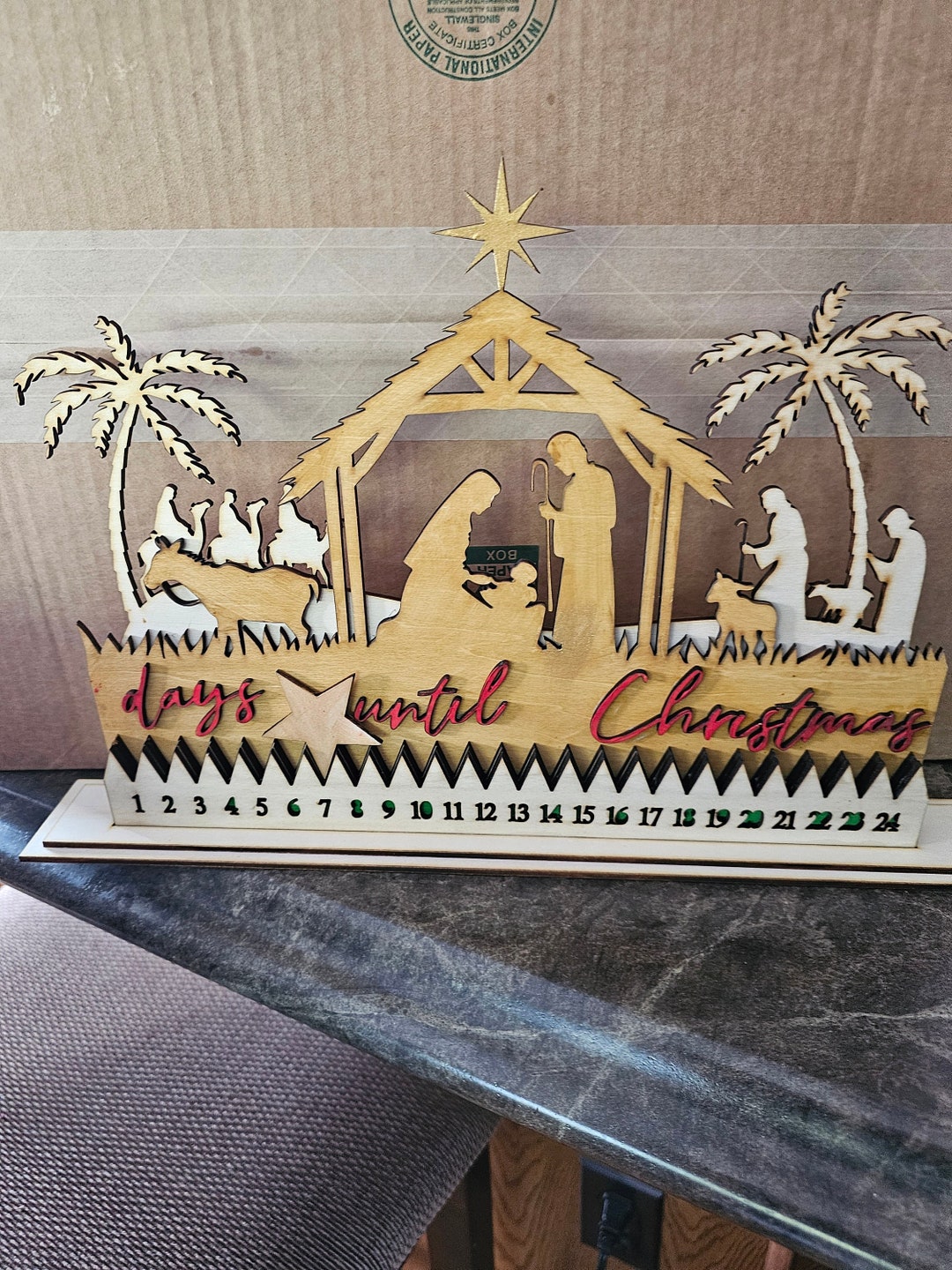 Nativity Advent Calendar - Etsy