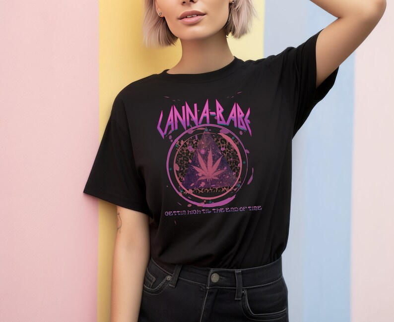 Marijuana Leaf Shirt Cannabis Clothing Stoner Girl Gothic - Etsy