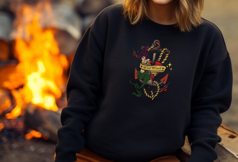 Coconut Girl Clothes Coconut Girl Sweatshirt Weed Sweatshirt Stoner ...