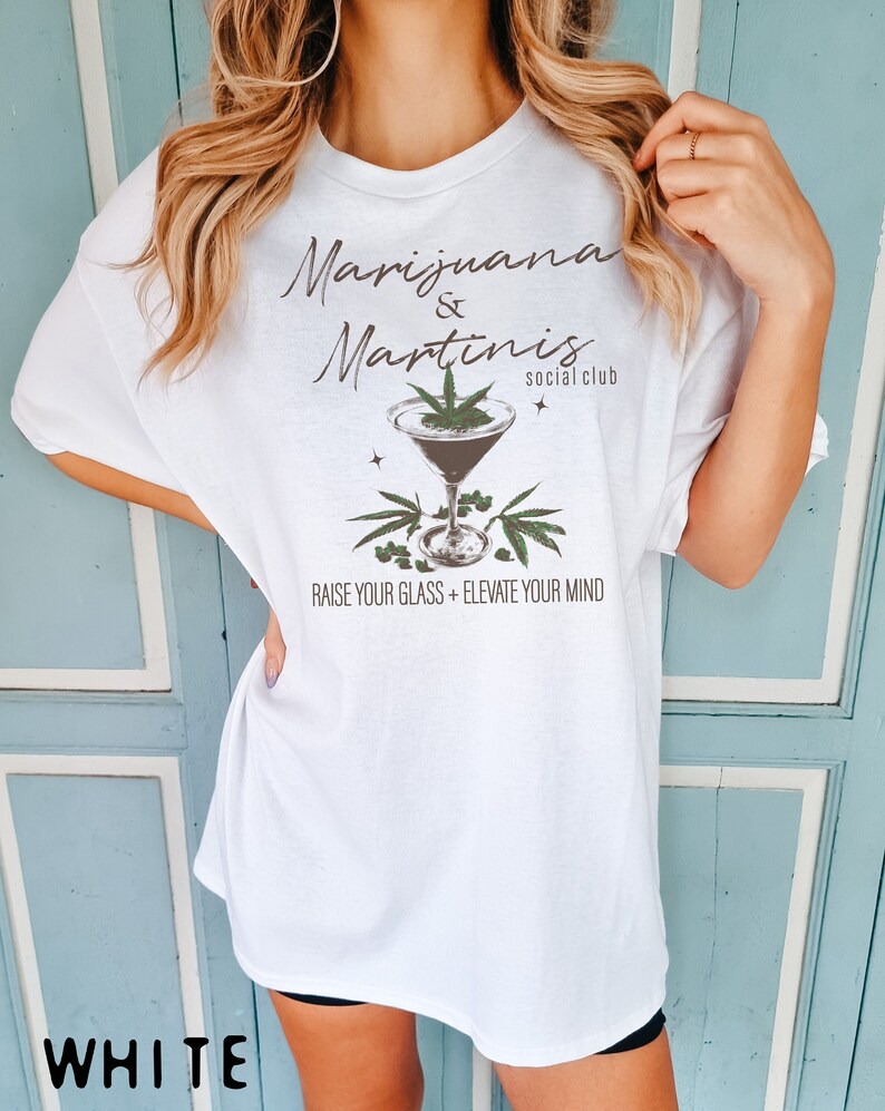 Espresso Martini Marijuana Shirt 420 Tshirt Cannabis Shirt Preppy Stuff Old Money Aesthetic ...