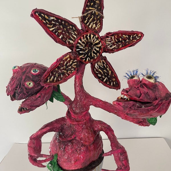 Paper Mache Flowers - Etsy