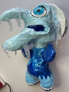 Snow Miser,paper Mache Monster, Glow in the Dark Monster, Halloween ...