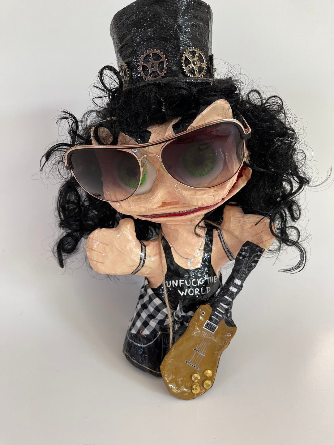 Slash, Guns N Roses,paper Mache Monster, Glow in the Dark Monster ...