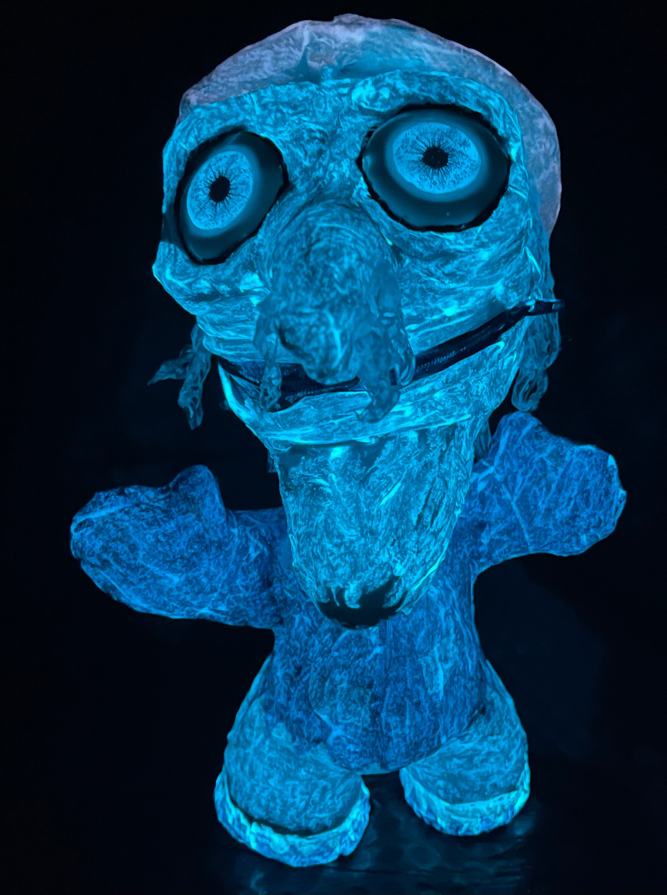 Snow Miser,paper Mache Monster, Glow in the Dark Monster, Halloween ...