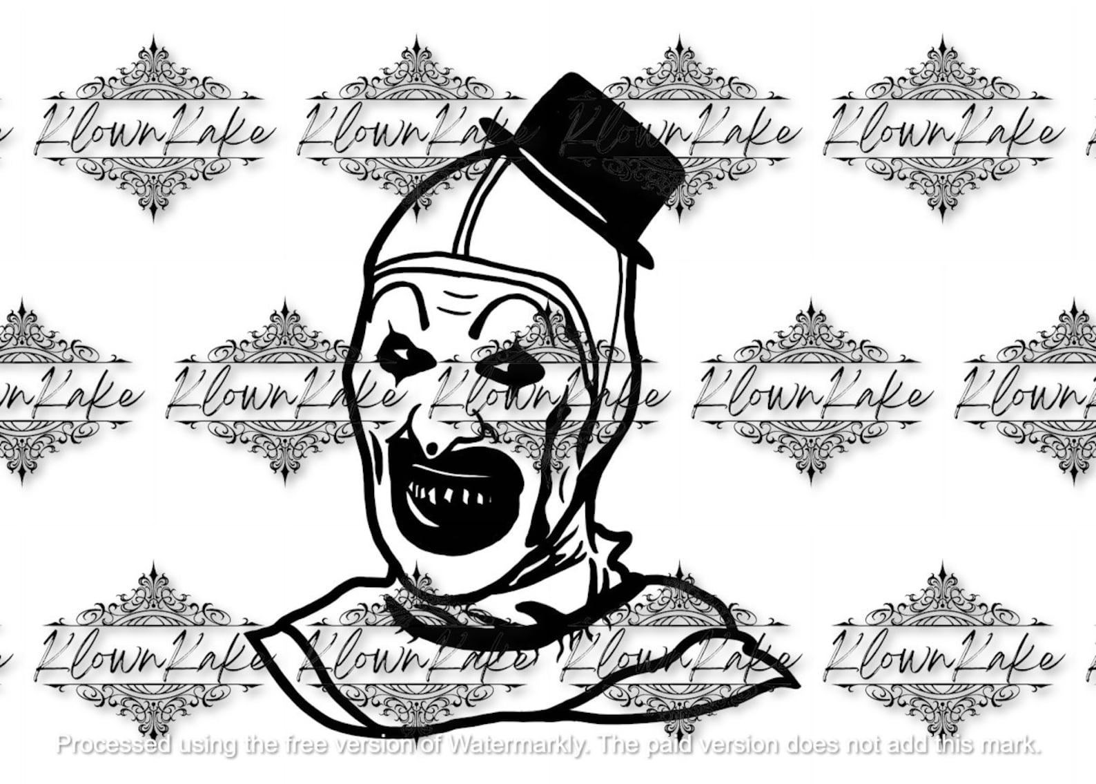 Terrifier Digital Download Cut Design PNG File - Etsy