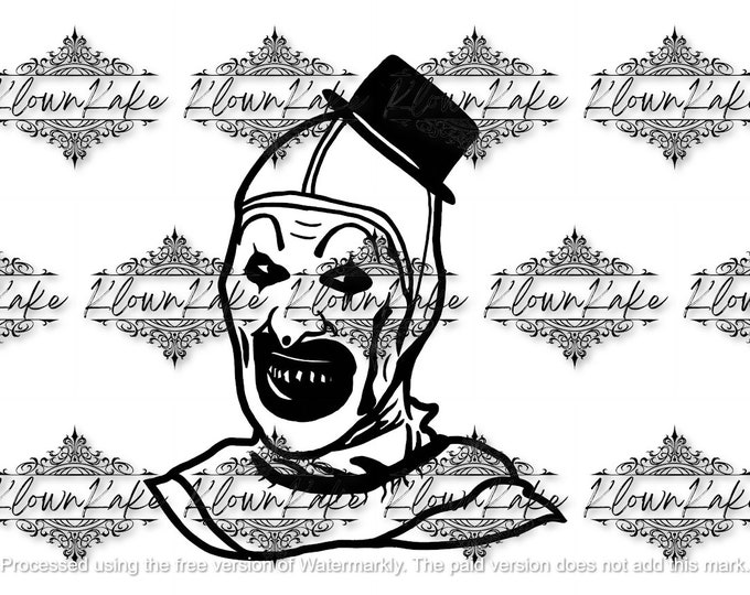 Terrifier Digital Download Cut Design PNG File - Etsy