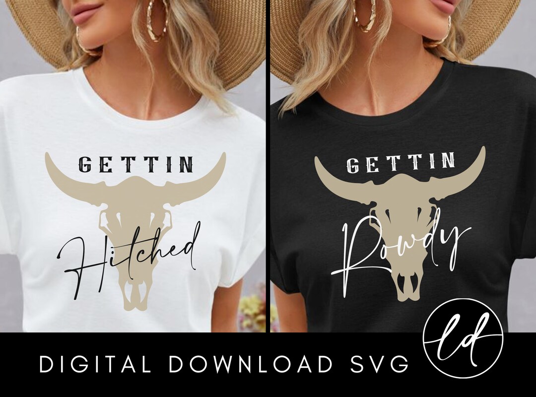 Funny Bach Party Tshirt, Gettin Hitched Gettin Rowdy SVG PNG Bundle, Bachelorette Party Tshirt ...