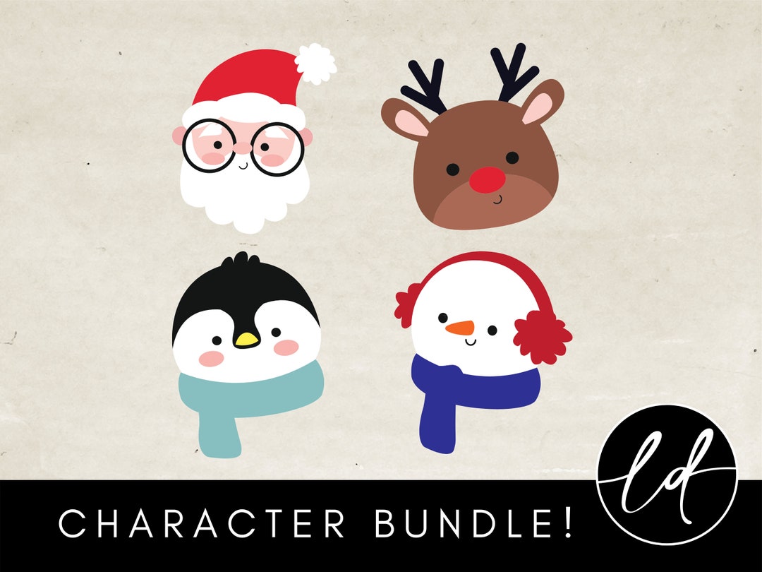 Christmas SVG Bundle Holiday Svg Bundle, Christmas Cartoon Svg, Kids ...