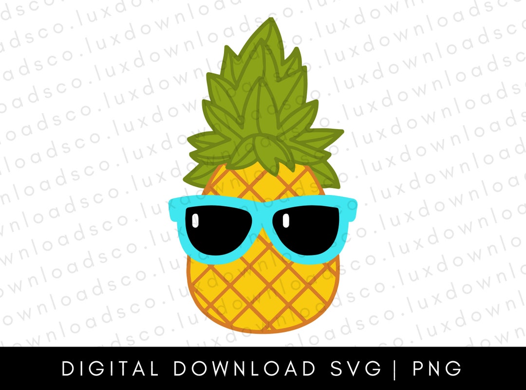 Cute Pineapple SVG, Pineapple Clipart, Retro Summer, Clip Art File, Summer Vibes, Cut Files ...