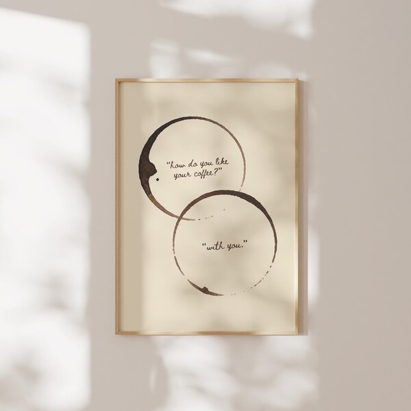 Coffee Ring Art - Etsy