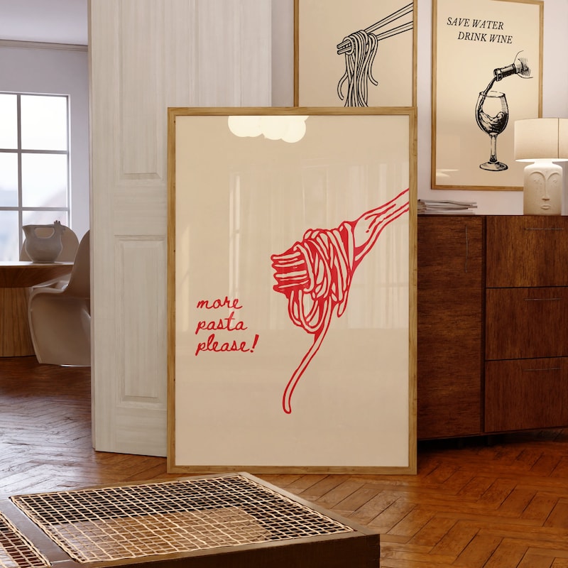 Pasta Poster - Etsy