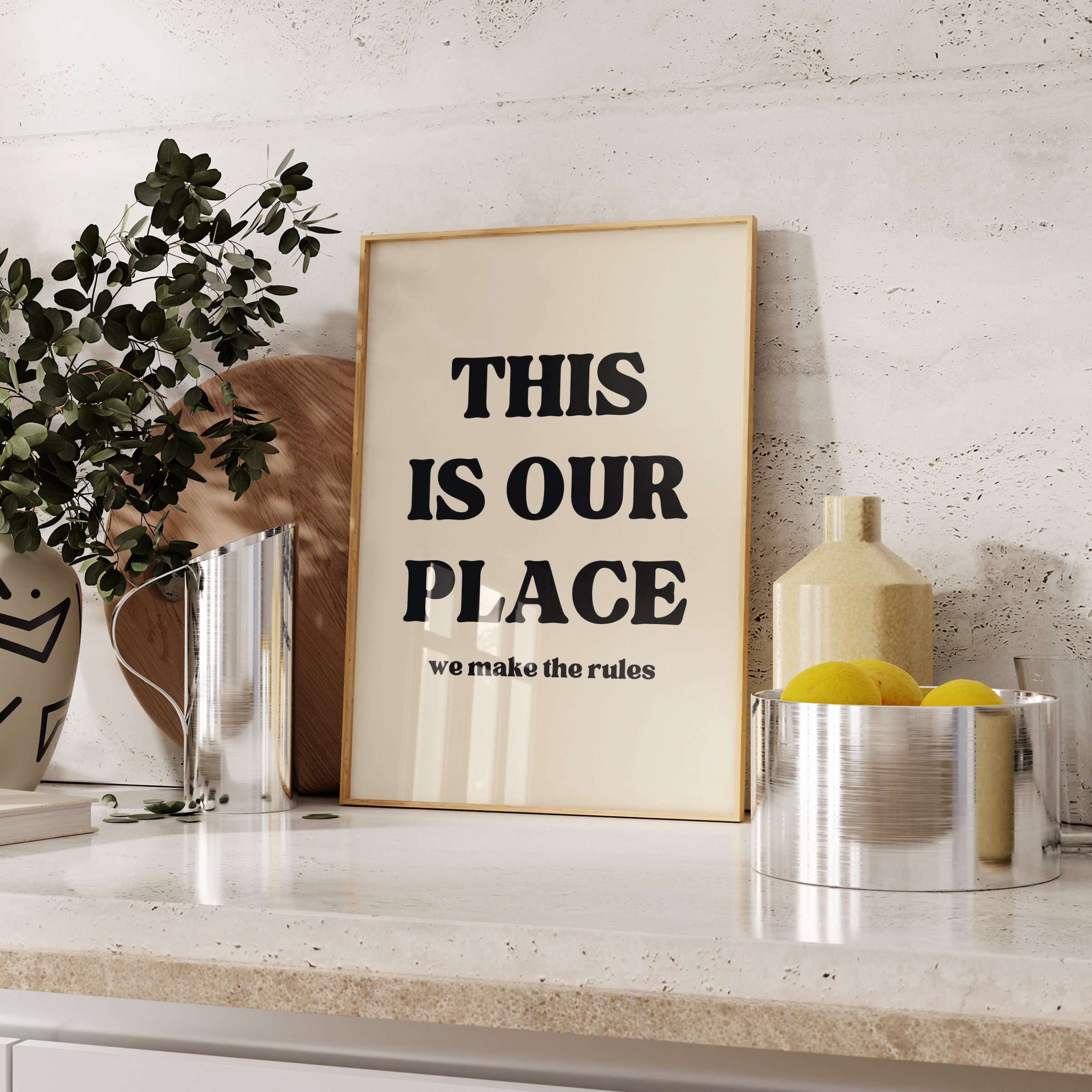 This is Our Place Printable Wall Art for Apartment Girls Gift Idea for ...