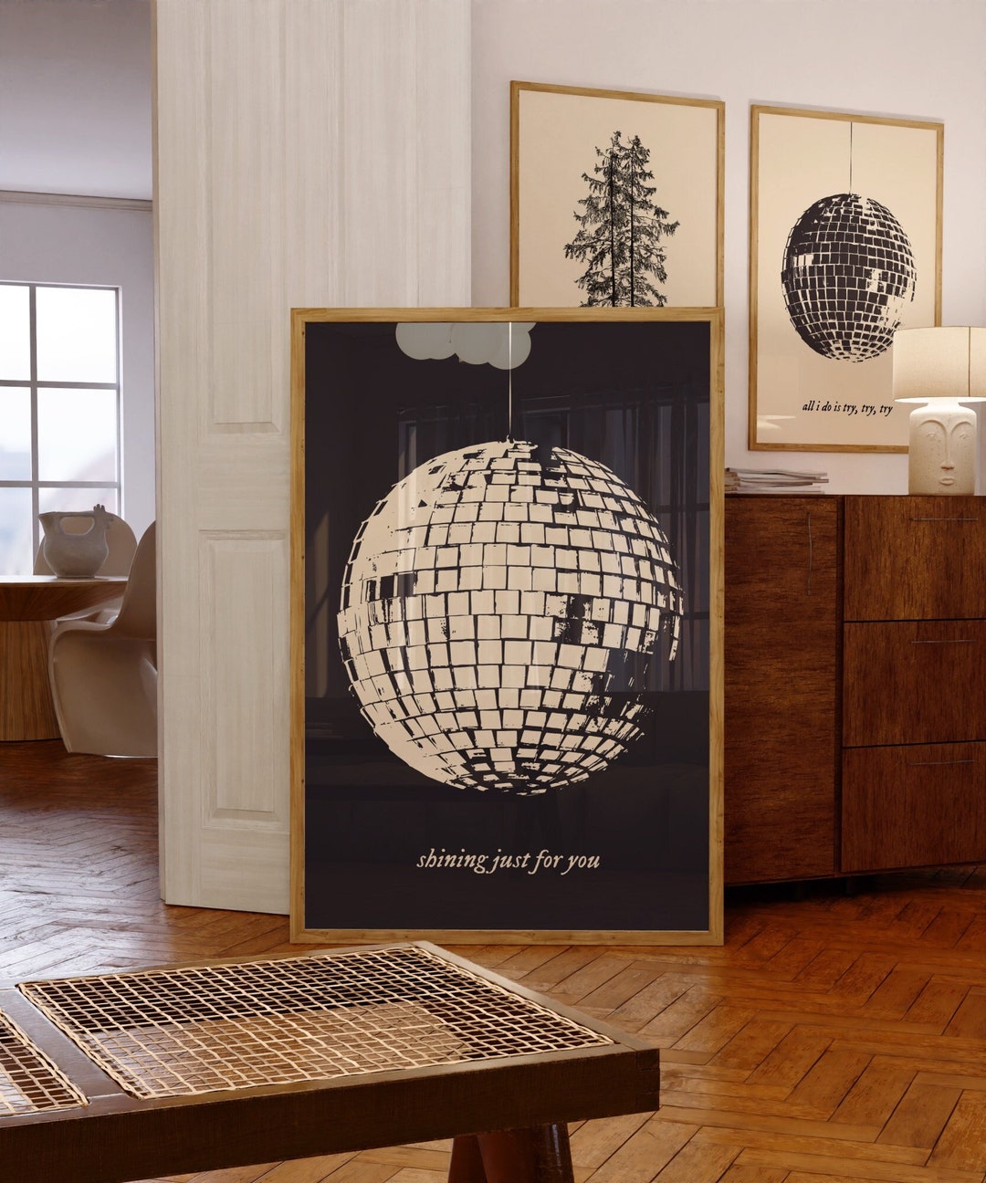 Swiftie Inspired Gift Idea for Her Mirrorball Printable Wall Art Living ...