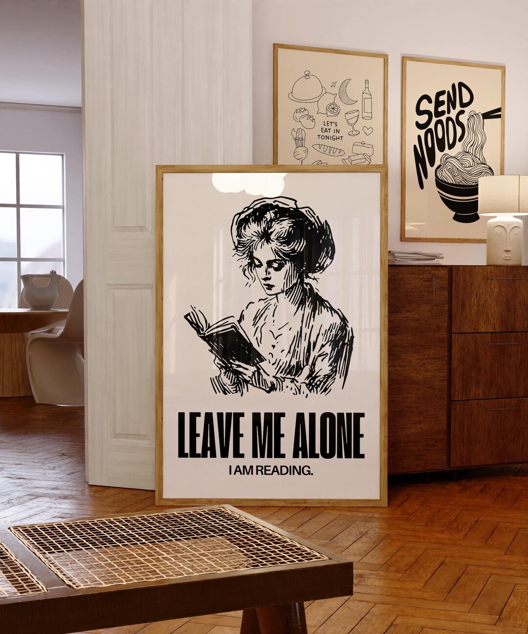 Leave Me Alone I Am Reading Poster: Funny Booktok Wall Art (printable ...