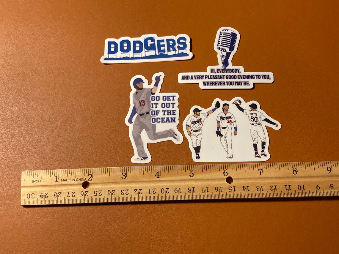 Dodgers Sticker Pack - Etsy