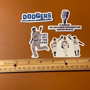 Dodgers Sticker Pack - Etsy